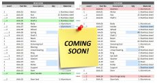 BOM Comparison Spreadsheet | Download | EnginExcel