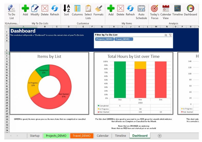 Excel To do list - EnginExcel